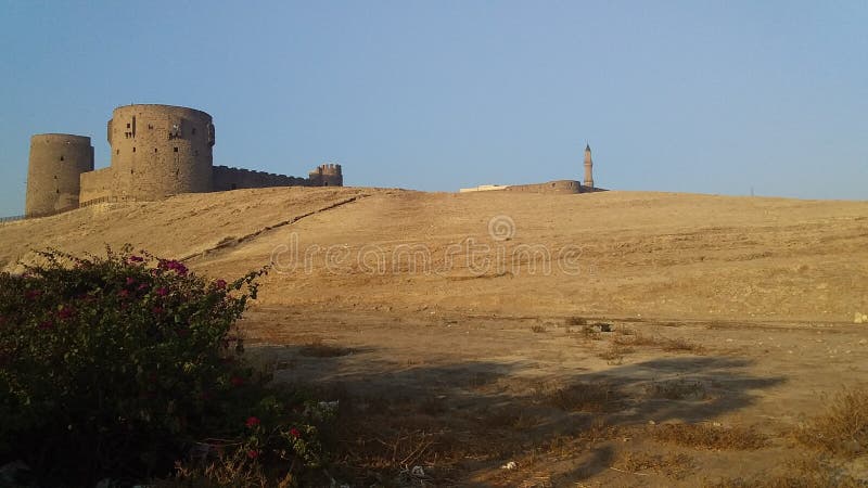 Fort in the desert stock image. Image of badlands, agriculture - 266981633