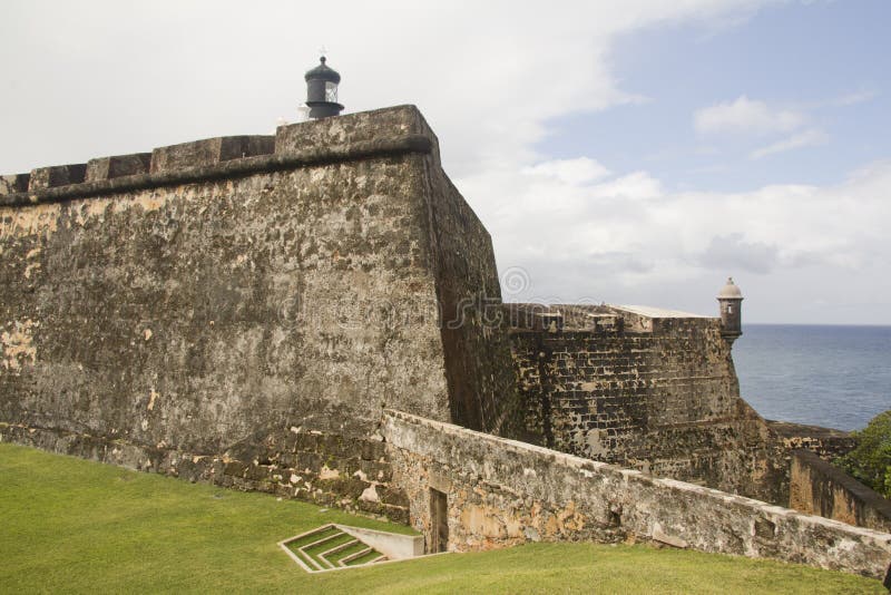 Fort El Morro - Puerto Rico Stock Image - Image of historic ...