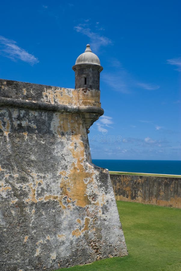 Fort El Morro - Puerto Rico Stock Photo - Image of atlantic, guerite ...