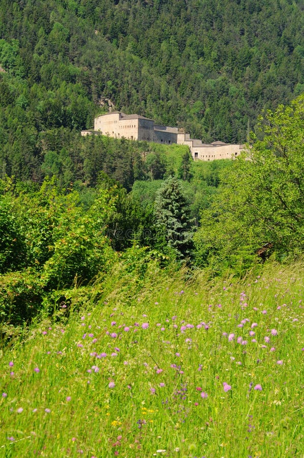 Fort of Franzensfeste stock photo. Image of fort, mointain - 15236614