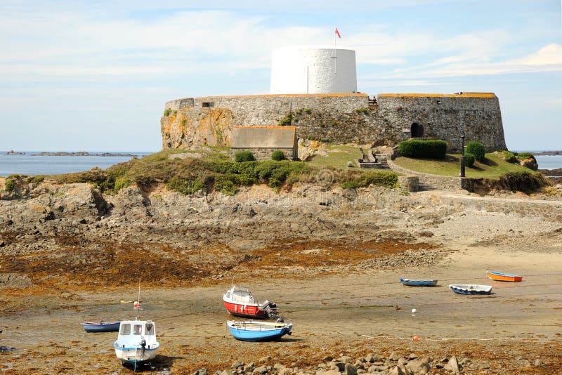 Fort Grey Guernsey stock photo. Image of harbour, island - 20806000