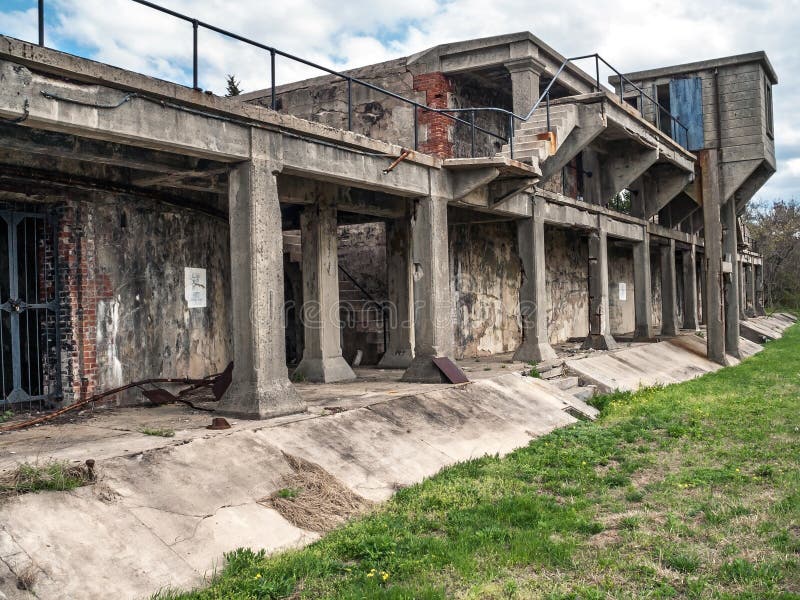 Fort Hancock Battery stock image. Image of sandy, world - 65300585