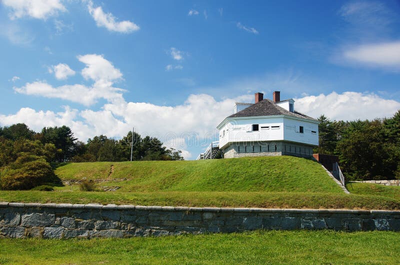Fort on the Hill stock image. Image of building, history - 28468981
