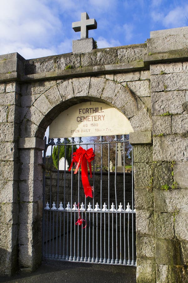 Fort Hill Cemetery from Galway City Editorial Stock Image - Image of ...