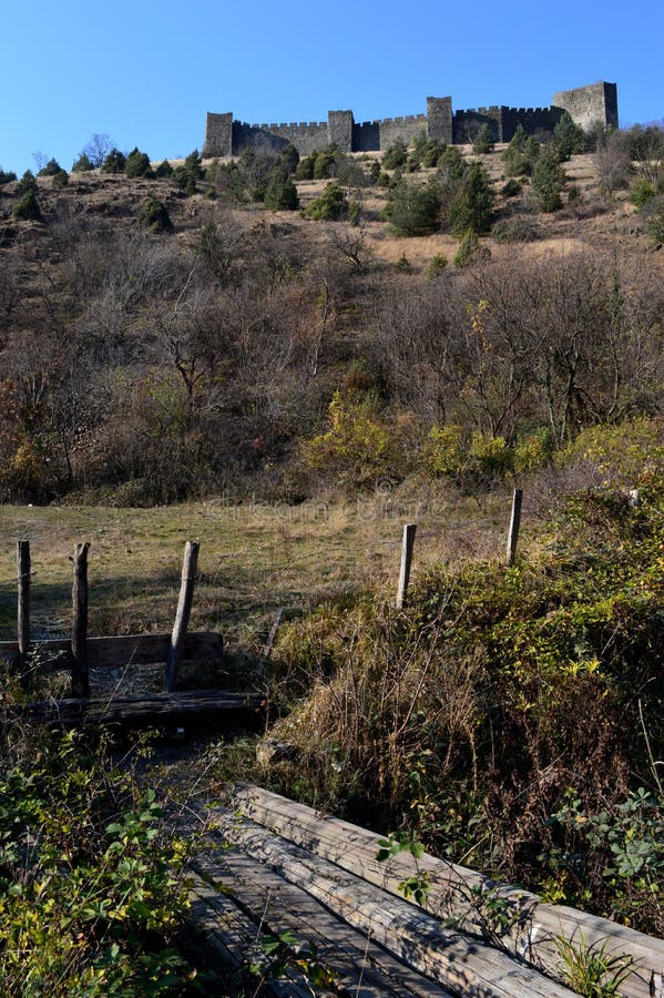 Fort on the hill stock image. Image of plant, nature - 131791961