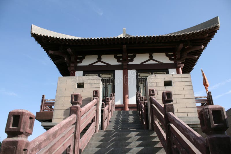 Fort Im Alten Dorf Dunhuang, China Stockbild - Bild von kampf, berühmt ...