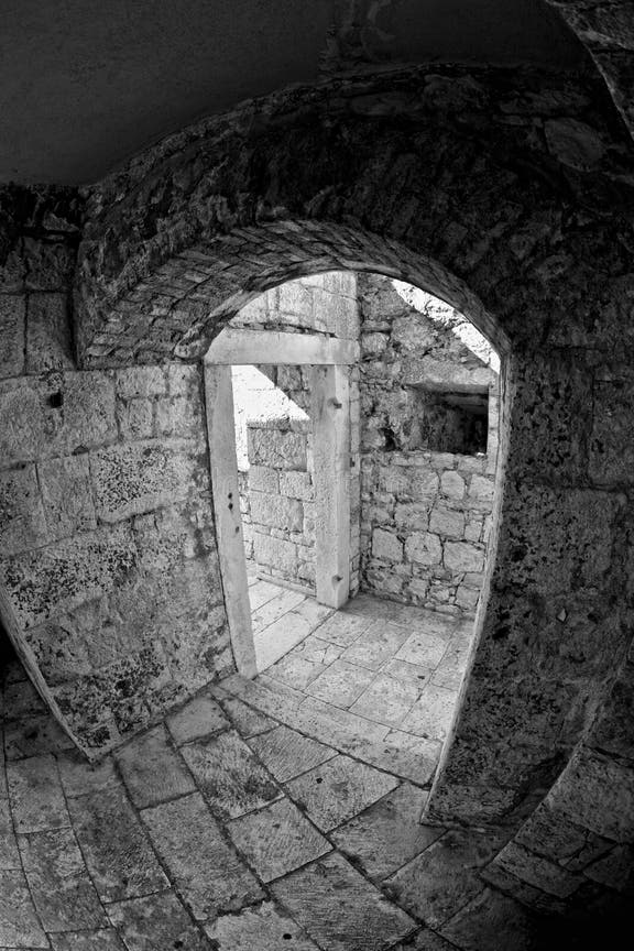 Fort interior stock photo. Image of walls, doorways, medieval - 16439076