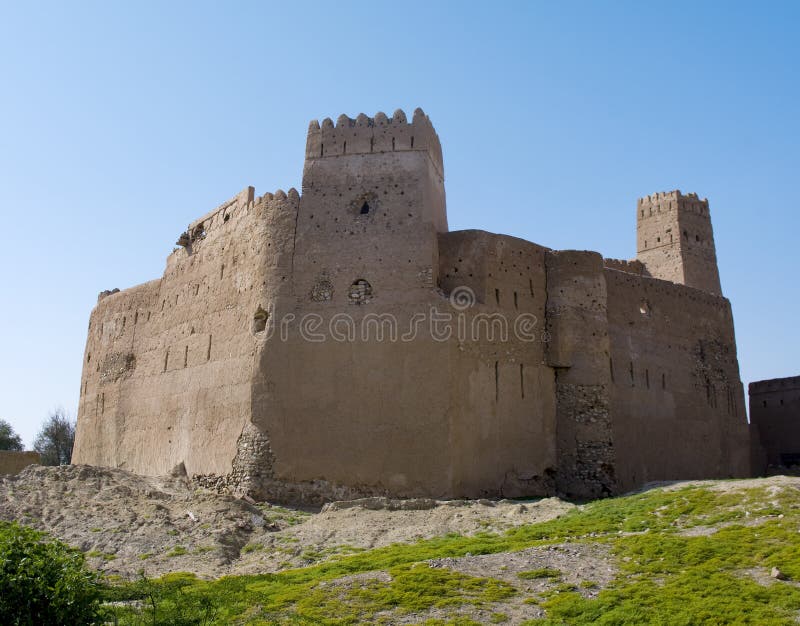Fort Jalan Bani Bu Ali, Sultanate of Oman Stock Photo - Image of ...