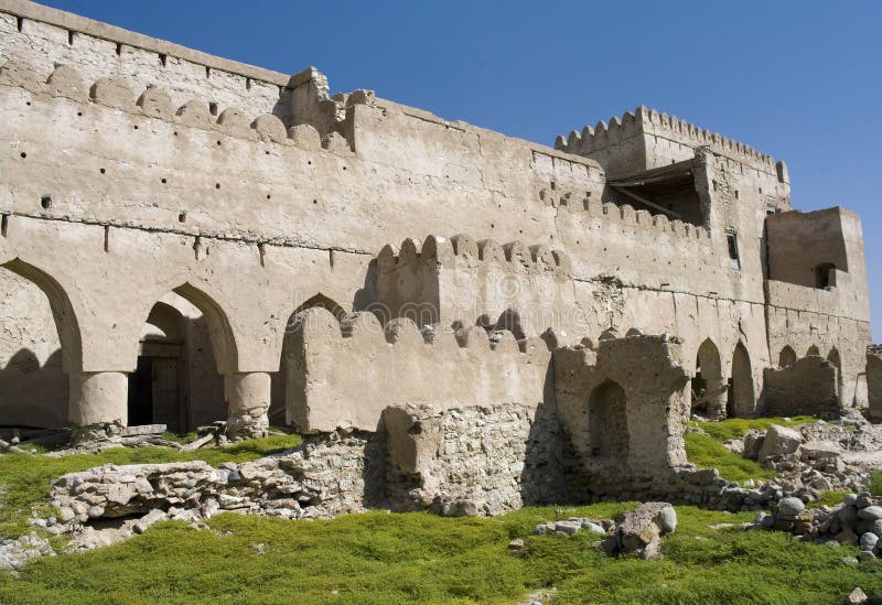 Fort Jalan Bani Bu Ali, Sultanate of Oman Stock Image - Image of ...