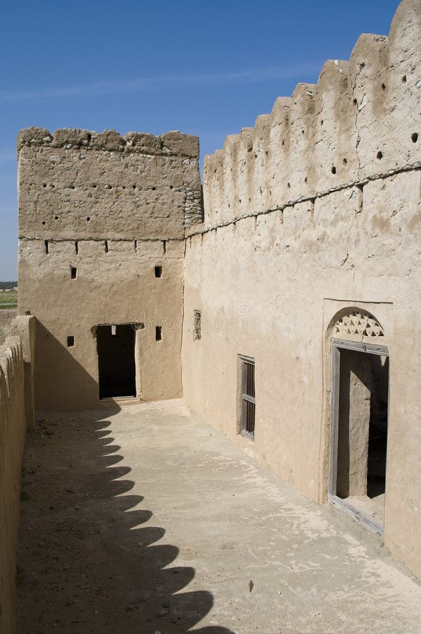 Fort Jalan Bani Bu Ali, Sultanate of Oman Stock Photo - Image of ...