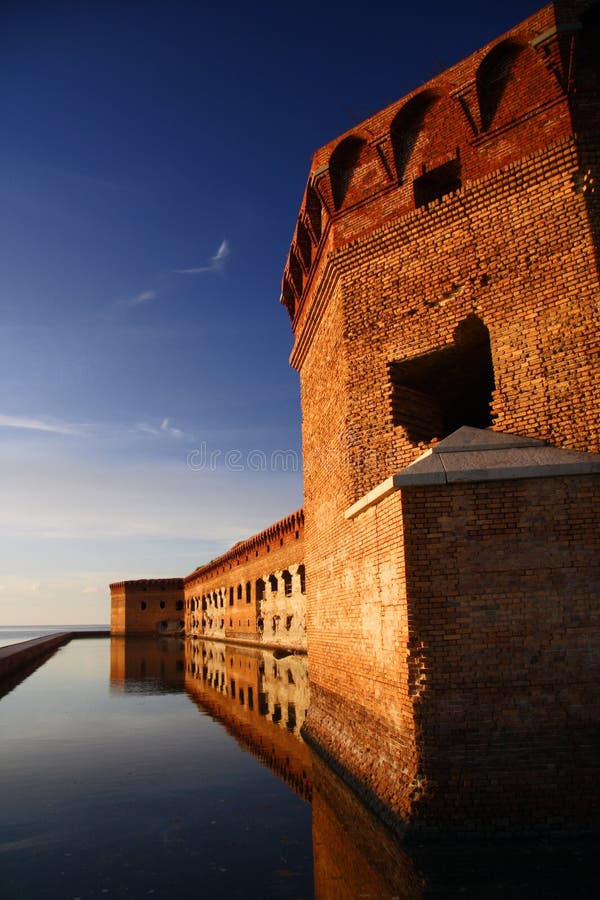 Fort Jefferon Bastion stock image. Image of ruins, travel - 13562533