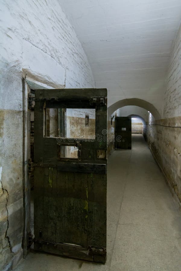 Fort 13 Jilava Jail, Romania Stock Photo - Image of detention, doors ...