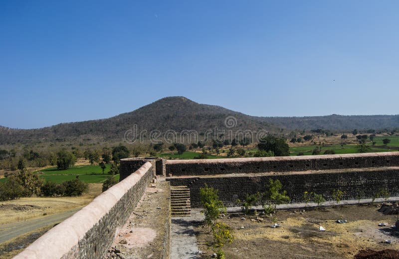 Fort and Landscape stock image. Image of blue, ancient - 83730087