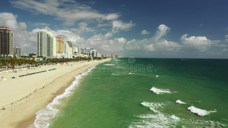 Fort Lauderdale Beach Closed Spring Break 2020 Stock Video - Video of ...