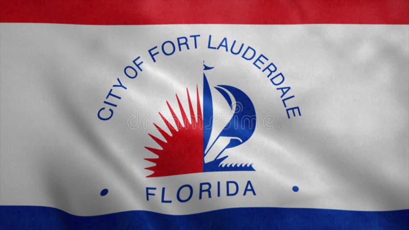 Florida Realistic Flag Animation. Stock Footage - Video of country ...