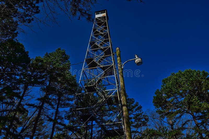 Fort Leonard Wood Fire Tower St Robert Missouri Stock Image - Image of ...