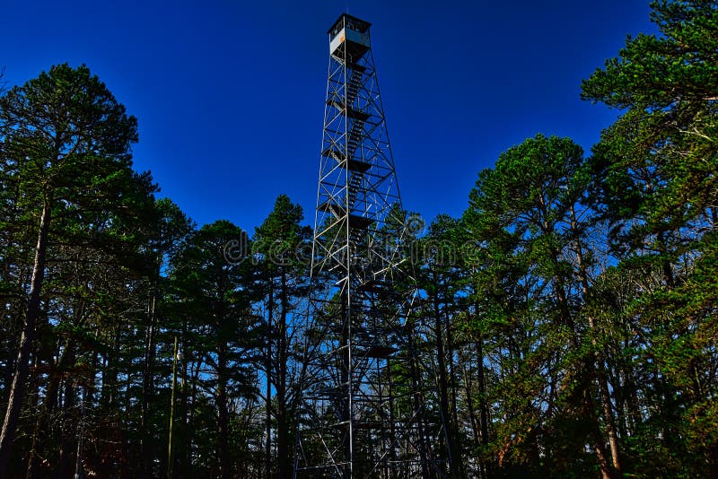 Fort Leonard Wood Fire Tower St Robert Missouri Stock Image - Image of ...