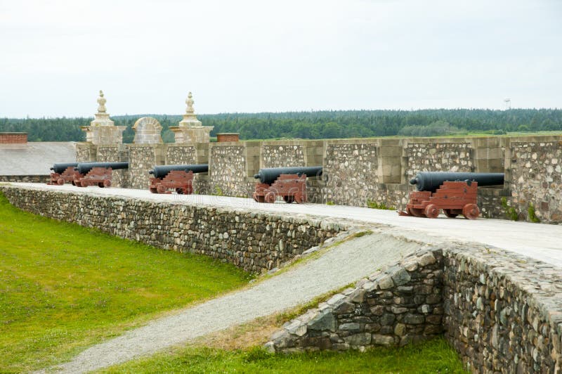 Fort Louisbourg - Nova Scotia - Canada Image stock - Image du fort ...