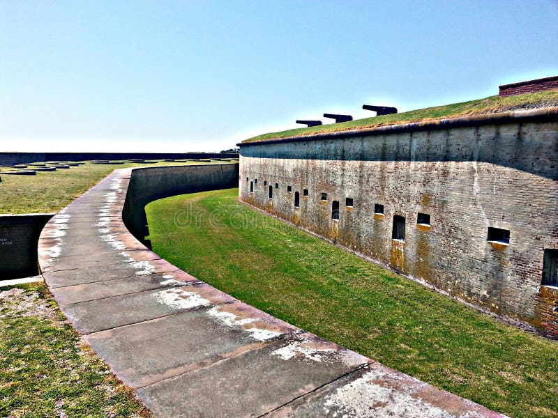 Fort Macon stock photo. Image of restored, state, confederate - 14126102