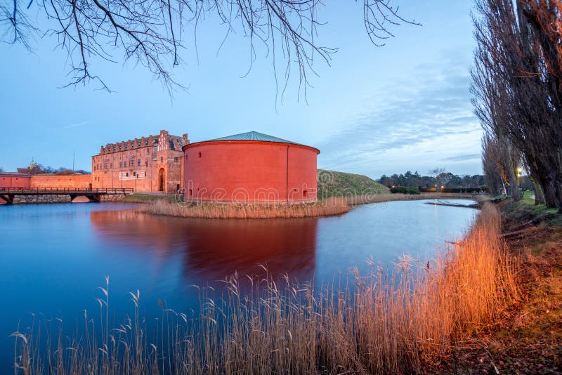 Walls of Malmo castle stock photo. Image of reeds, europe - 50615198