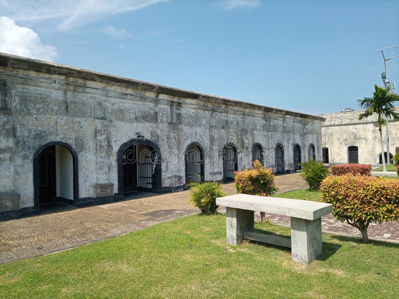 Fort Marlborough is a British Fort. Located in Indonesia Stock Image ...