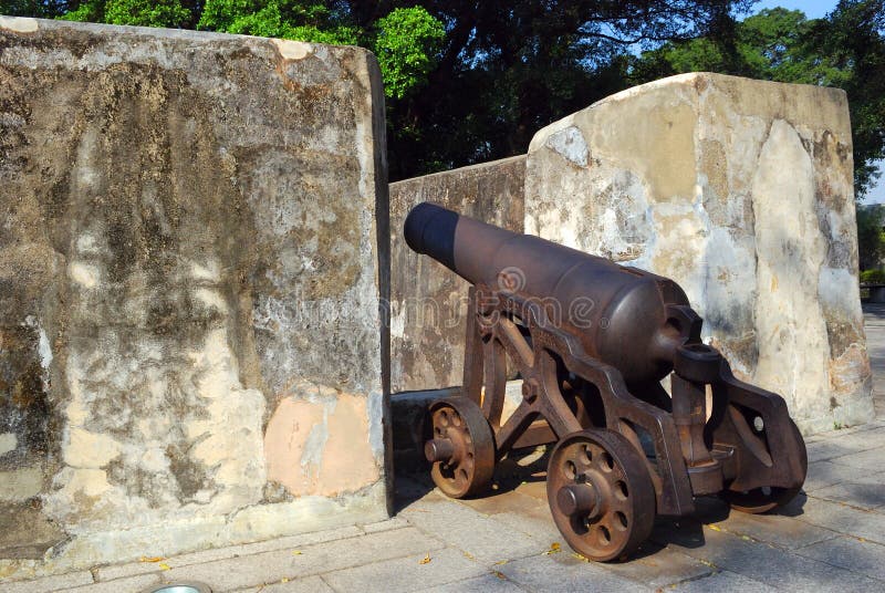 Fort Monte, Macao stock photo. Image of fighter, city - 89133454