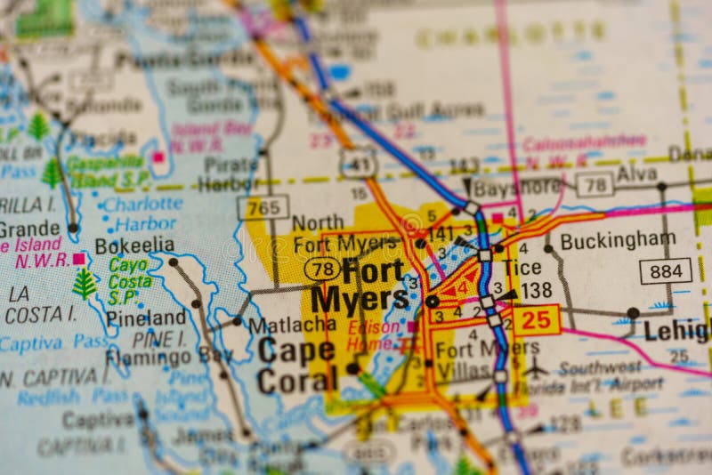 Myers Map Stock Photos - Free & Royalty-Free Stock Photos from Dreamstime