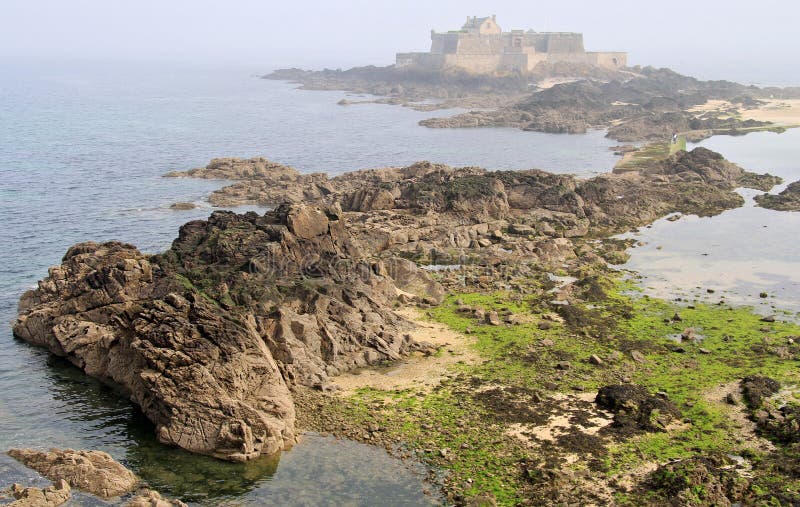 Fort national stock image. Image of fort, europe, france - 24168655