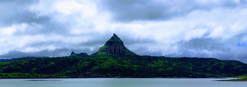 Rainy season and fort stock image. Image of nature, lake - 154290123