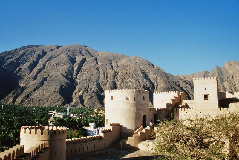 Fort in Oman stock image. Image of nizwa, guard, pinnacle - 6042867