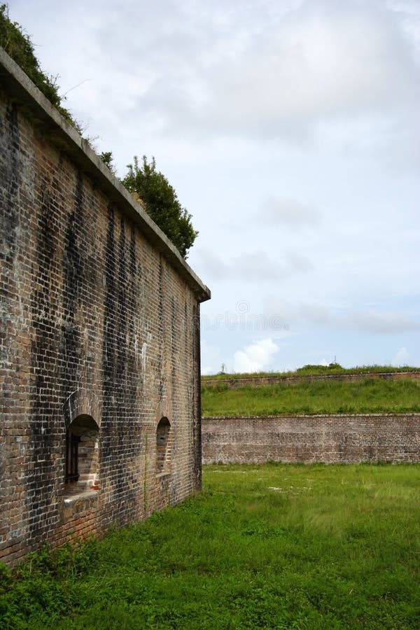 Fort Pickens Bastion stock image. Image of canon, scenic - 14255775