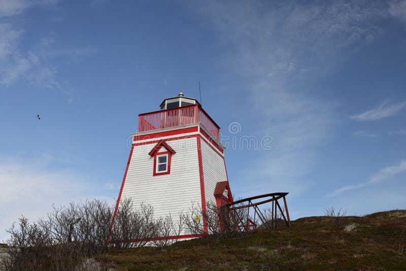 Fort Point Lighthouse, Fort Point Military Site, Trinity, Newfoundland ...