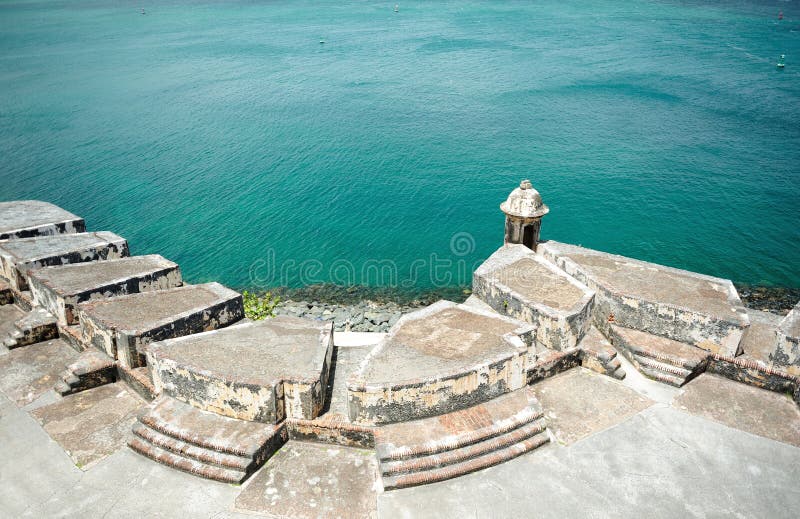 Fort in Puerto Rico stock image. Image of historic, juan - 62412013