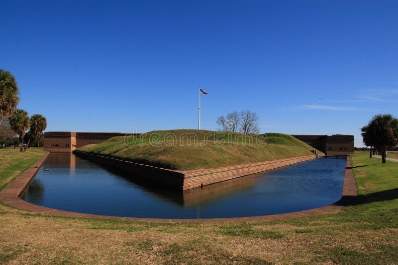 Fort Pulaski stock photo. Image of military, fortification - 1119556