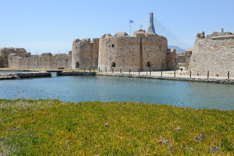 The Fort of Rio Near Patras in Greece Stock Image - Image of fortress ...