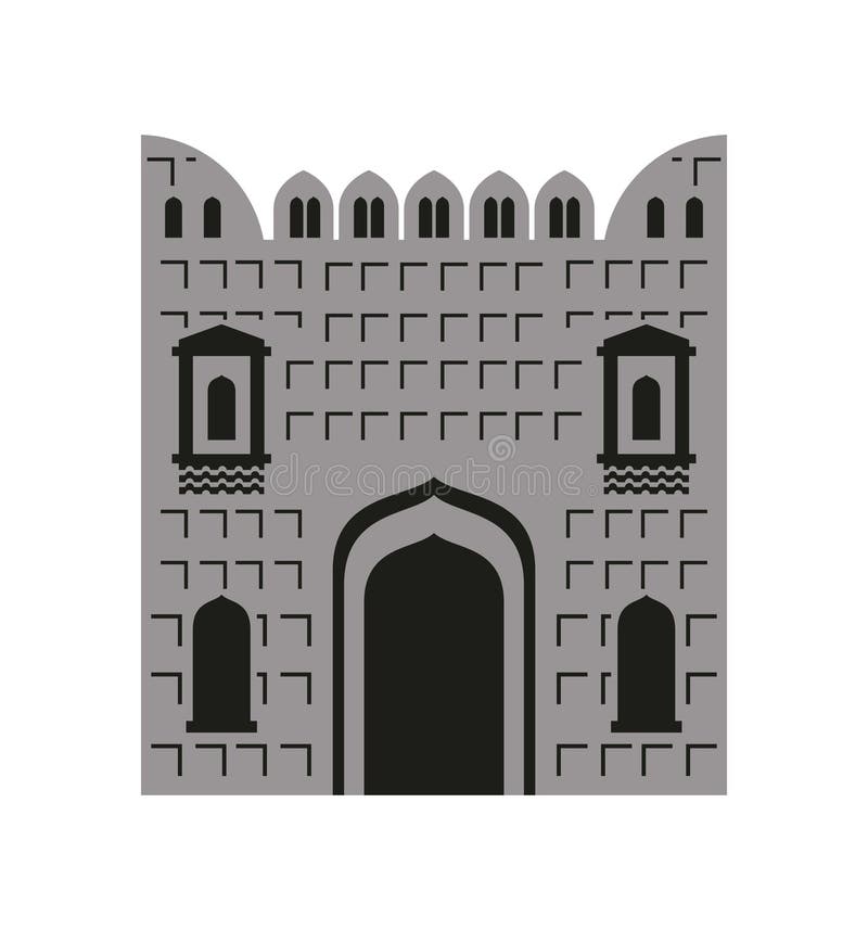 Fort rohtas du pakistan illustration de vecteur. Illustration du fort ...