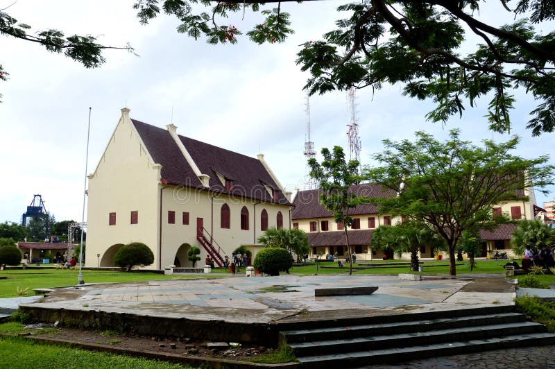 Fort Rotterdam editorial stock image. Image of moss - 176331114