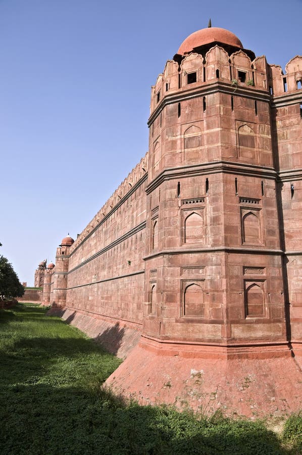 Fort rouge, Inde photo stock. Image du détail, civilisation - 23899666