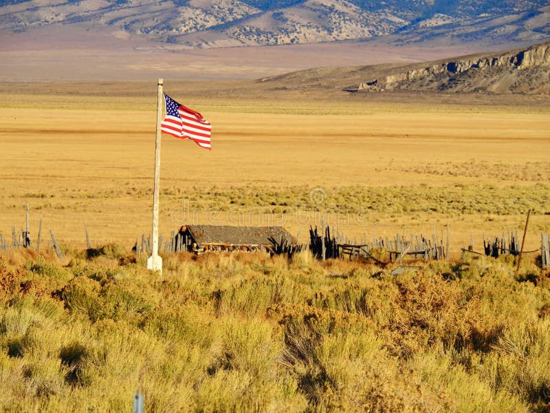 Fort Ruby Nevada Located in the Ruby Valley Stock Image - Image of ...