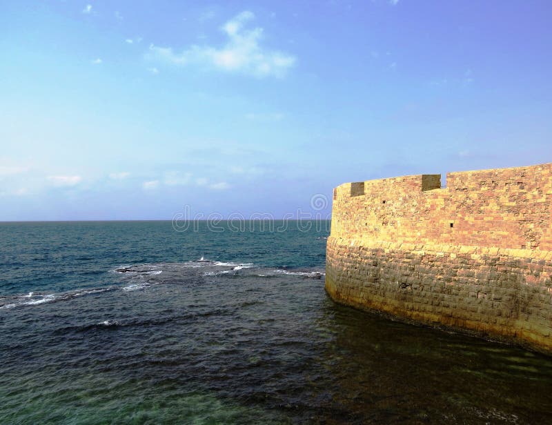 Fort on sea stock photo. Image of ocean, fortress, ruins - 82708726