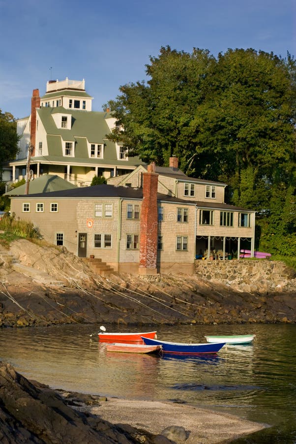 Fort Sewall cove stock image. Image of mooring, cove, sailboats - 6547769