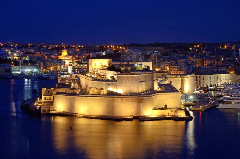 Fort St. Angelo stock photo. Image of valletta, angelo - 74672736