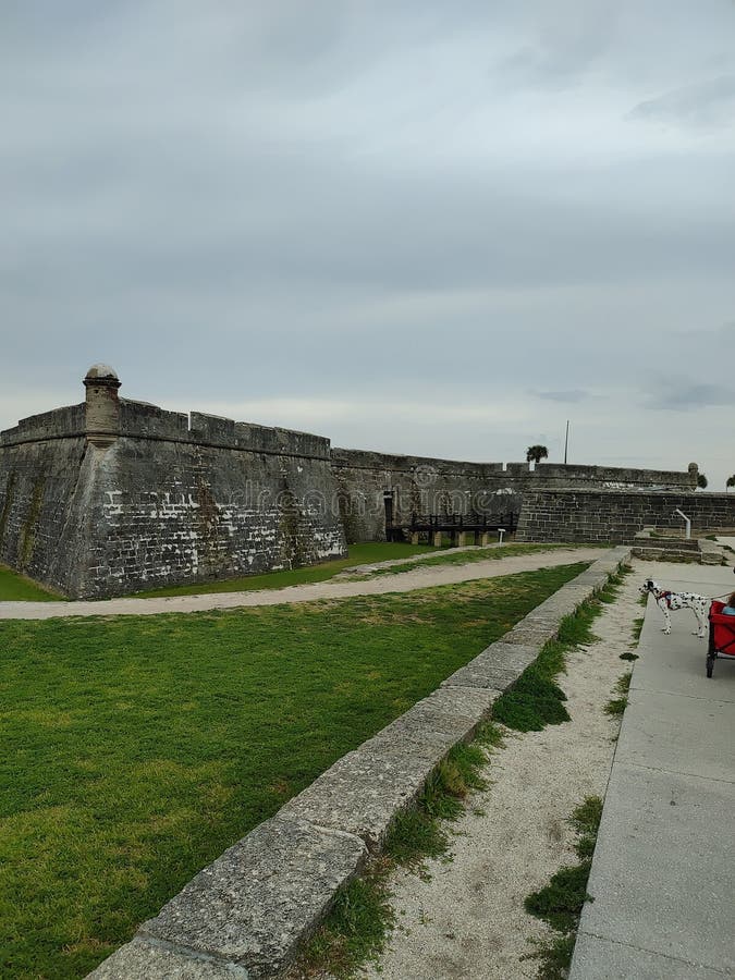 The Fort of St Augustine stock photo. Image of wall - 227318232