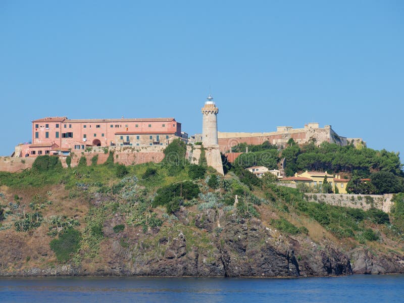 Fort Stella, Portoferraio, Elba, Italy Stock Image - Image of italian ...