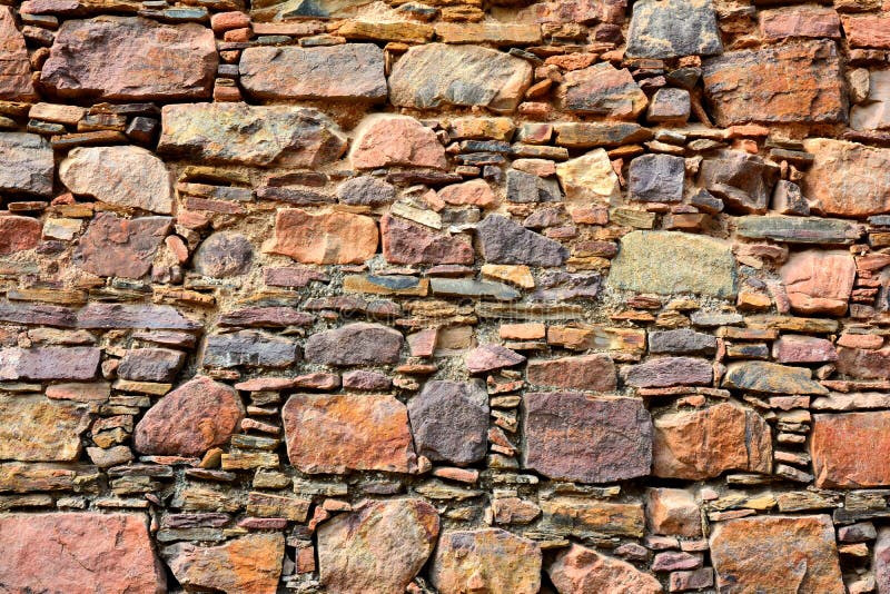 Fort stone wall stock image. Image of wall, abstract - 42564797