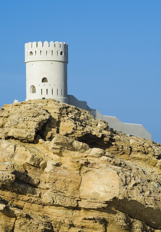 Fort in Sur in the Sultanate of Oman Stock Photo - Image of islam ...