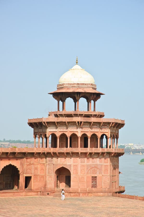 The Fort in Taj Mahal, India Stock Image - Image of mahal, building ...