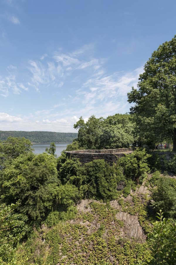 Fort Tryon Park and Hudson River - NYC Stock Image - Image of river ...