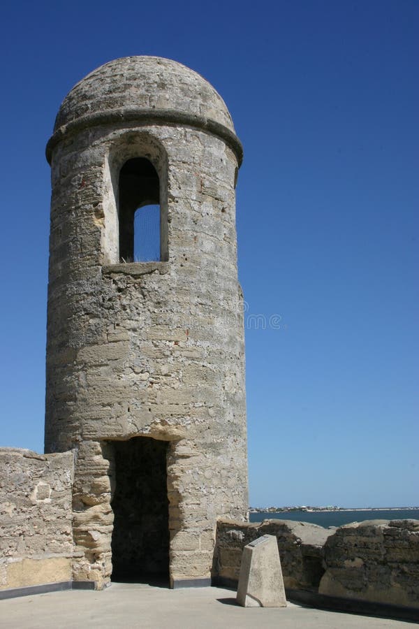 Fort turret stock photo. Image of turret, historical, florida - 1412056