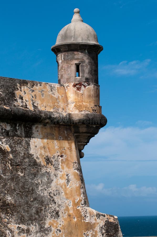 Fort Turret stock photo. Image of juan, tower, fortification - 14458176